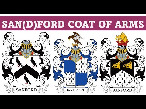 Sanford Coat of Arms & Family Crest - Symbols, Bearers, History