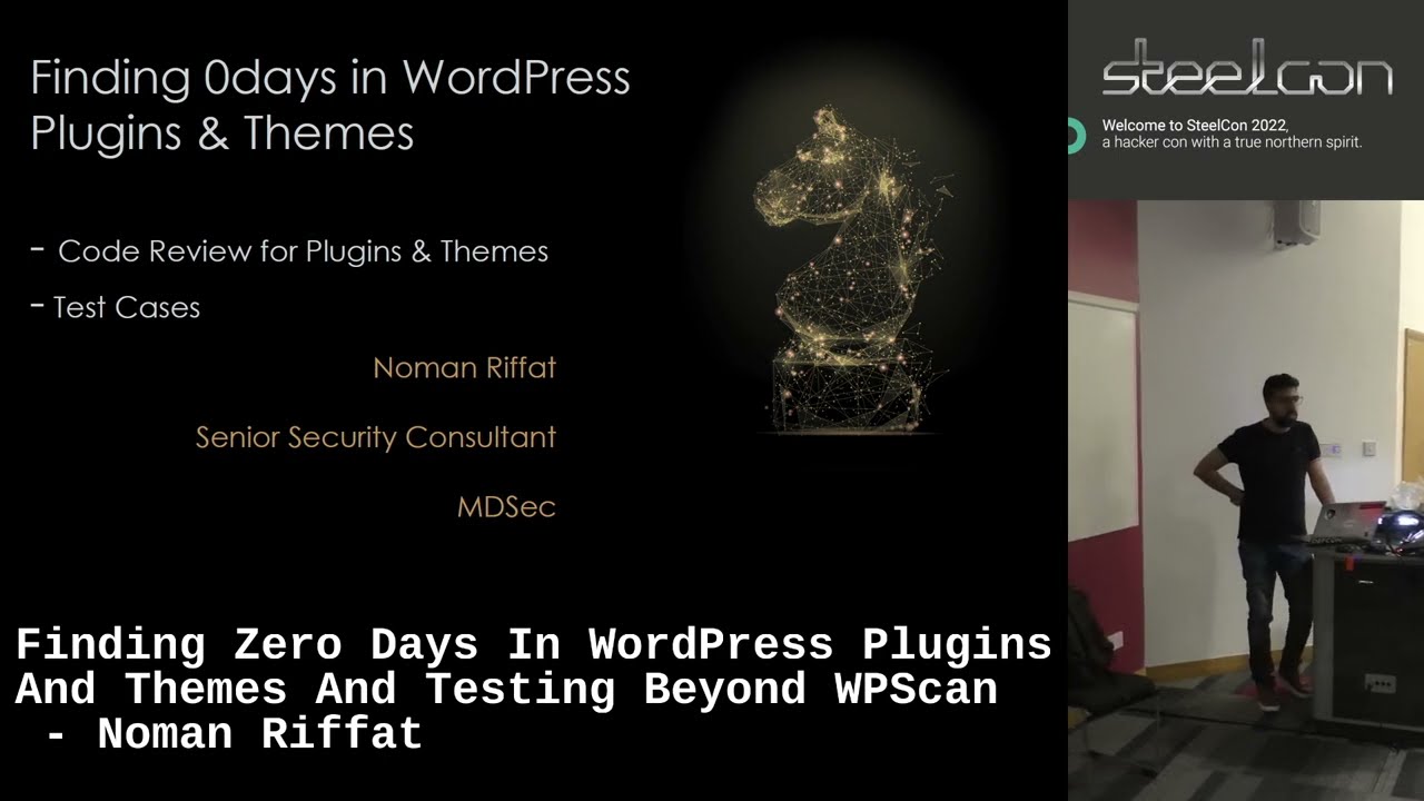 Finding Zero Days In WordPress Plugins And Themes And Testing Beyond WPScan by Noman Riffat