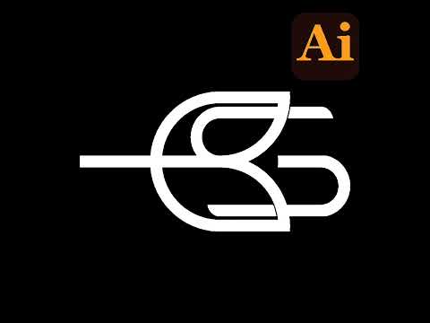 New Logo Design S+Flower in adobe illustrator#shorts #artwork #illustrator #art