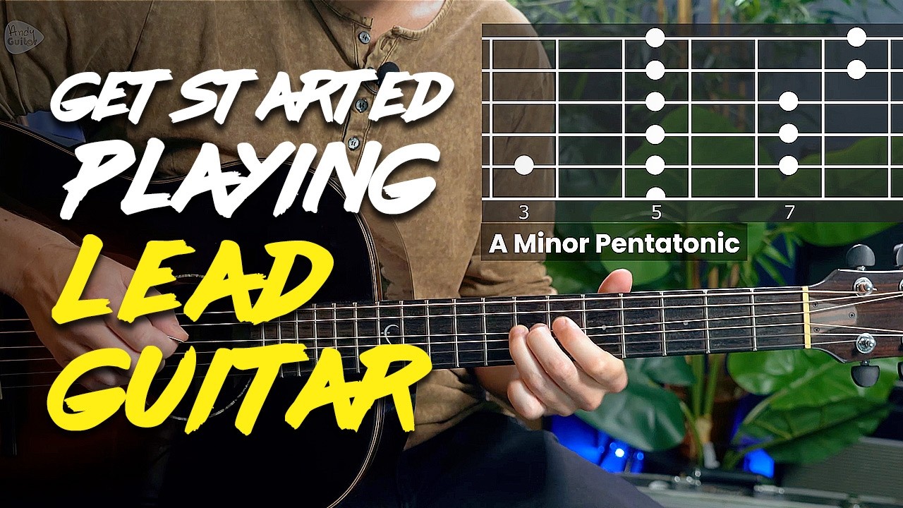Write Your First Guitar Solo! Easy A Minor Pentatonic Challenge (With Jam Track!)