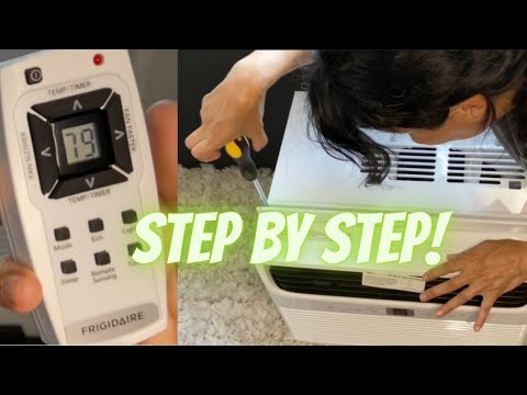 How to Install a Frigidaire Window AC Unit Step by Step! How to Operate and Clean!