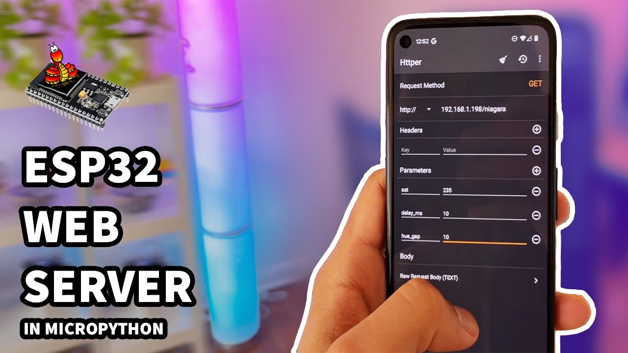 ESP32 Web Server - Async Micropython Tutorial