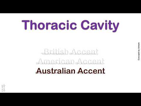 Thoracic Cavity How to Pronounce Thoracic Cavity in Australian, British, American Accent ?