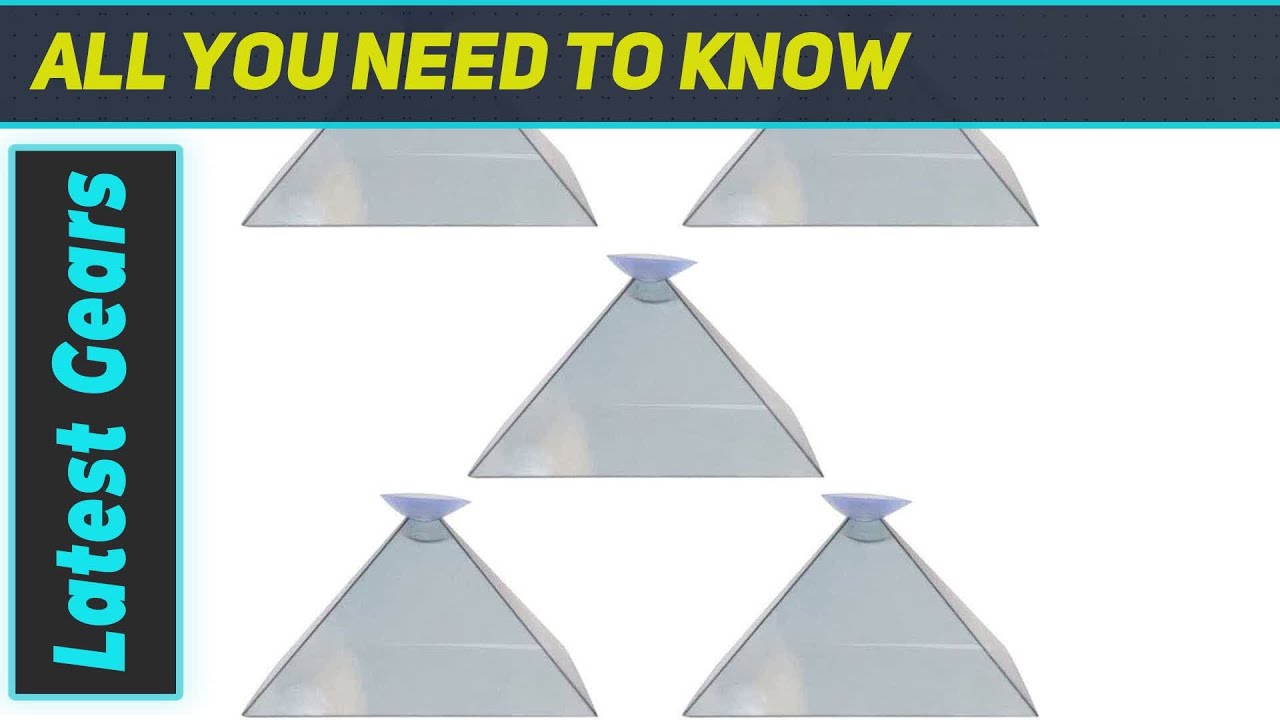 Arinda 3D Hologram Pyramid Display Projector: Transform Your Smartphone Experience!