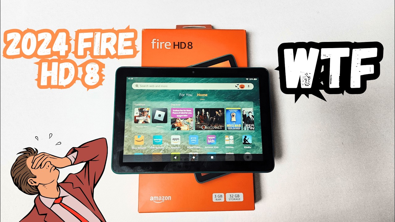 2024 Amazon Fire HD 8 Tablet Review & Gameplay!