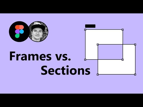 Difference between Figma Frames and Sections | Figma Tutorial For Beginners
