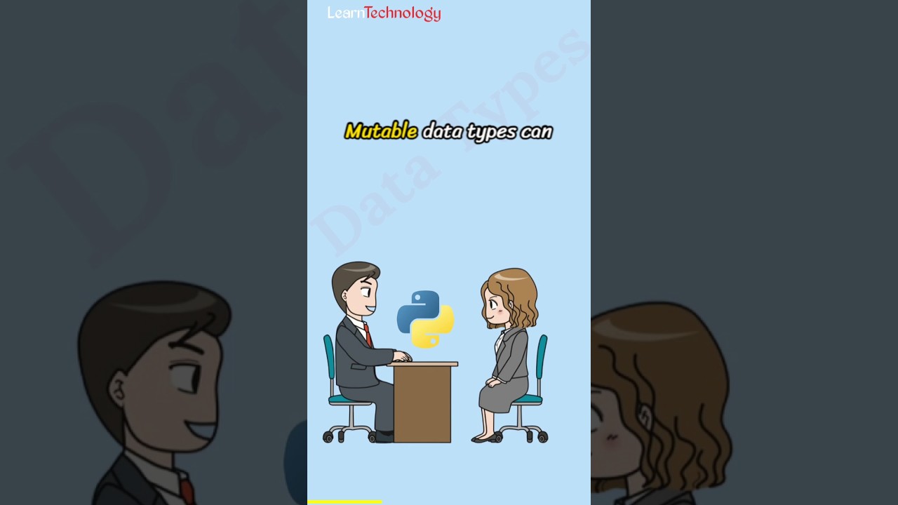 Mutable and immutable data types in Python | Python interview |  #pythontutorial #python #interview