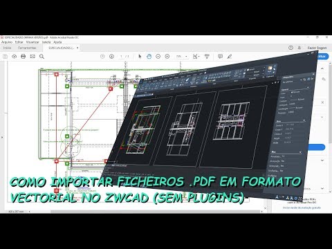 Como importar ficheiros PDF em formato vectorial no ZWCAD, Software CAD ...