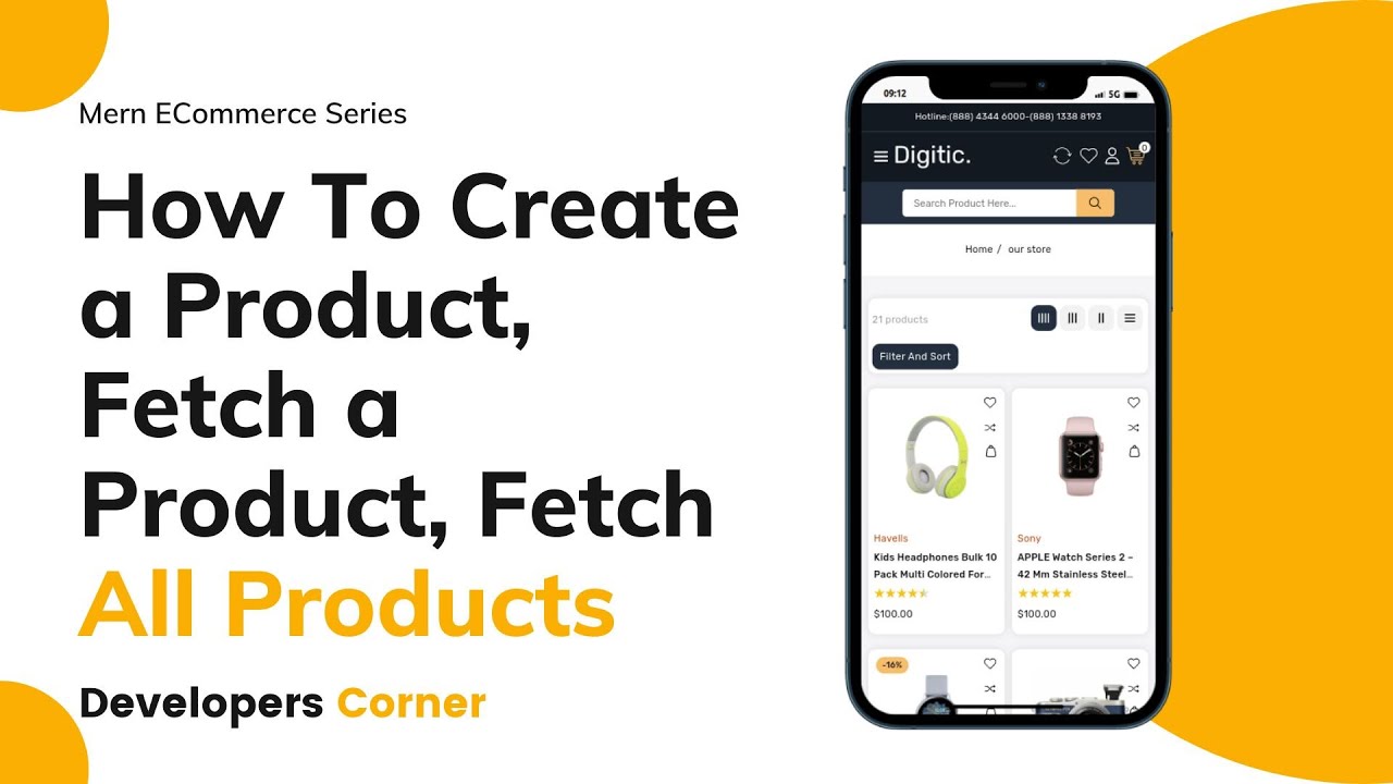 MERN ECommerce Project: How To Create a Product, Fetch a Product, Fetch All Products | Mern Project