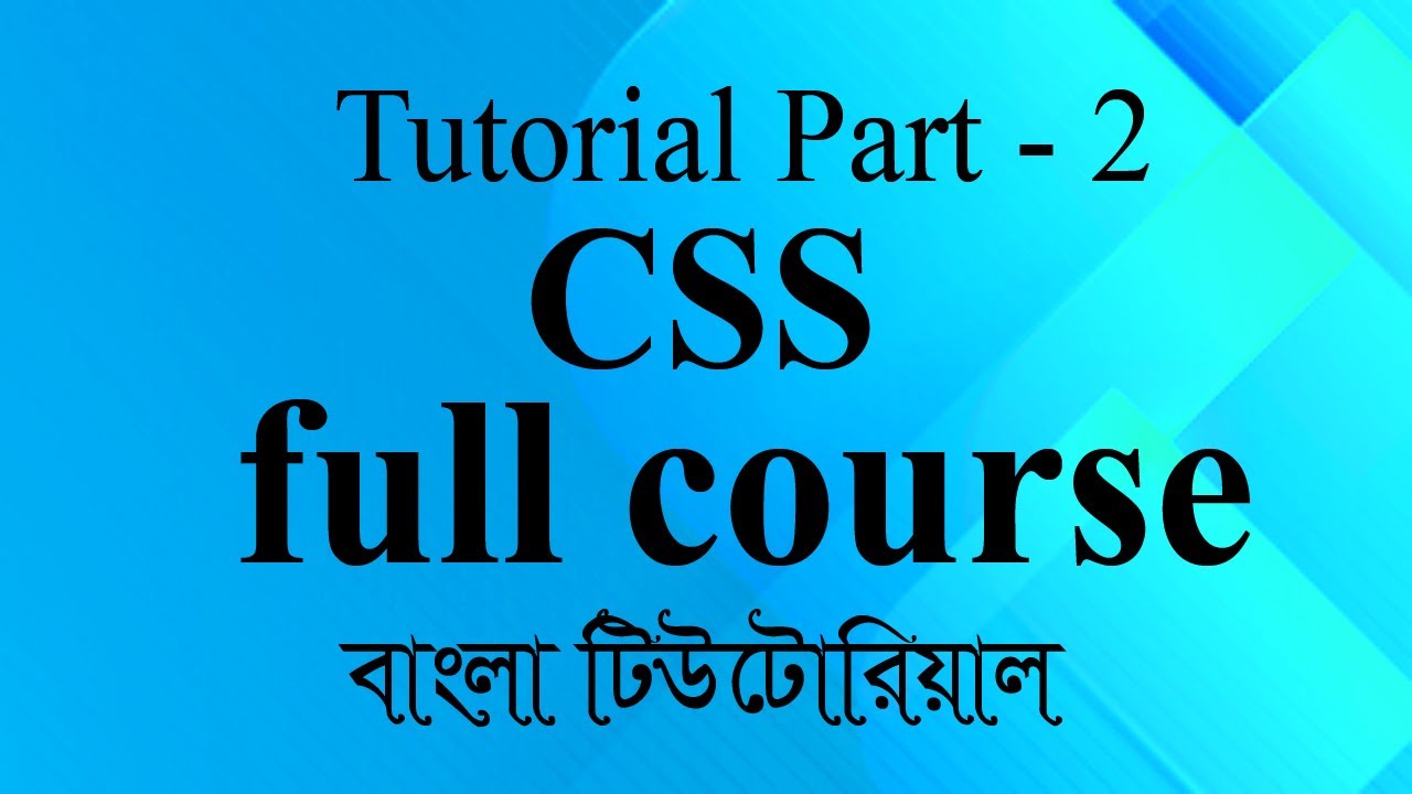 CSS bangla tutorial 2 CSS Syntax