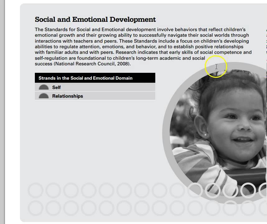 Early Learning & Development Standards Website Tour