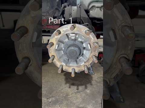 Wheel seal replacement on the front hub. Part. 1 #truck #trucks #repair #car #cars #how #howto