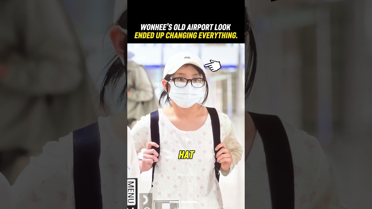 Wonhee’s old airport look ended up changing everything. #kpop #wonhee