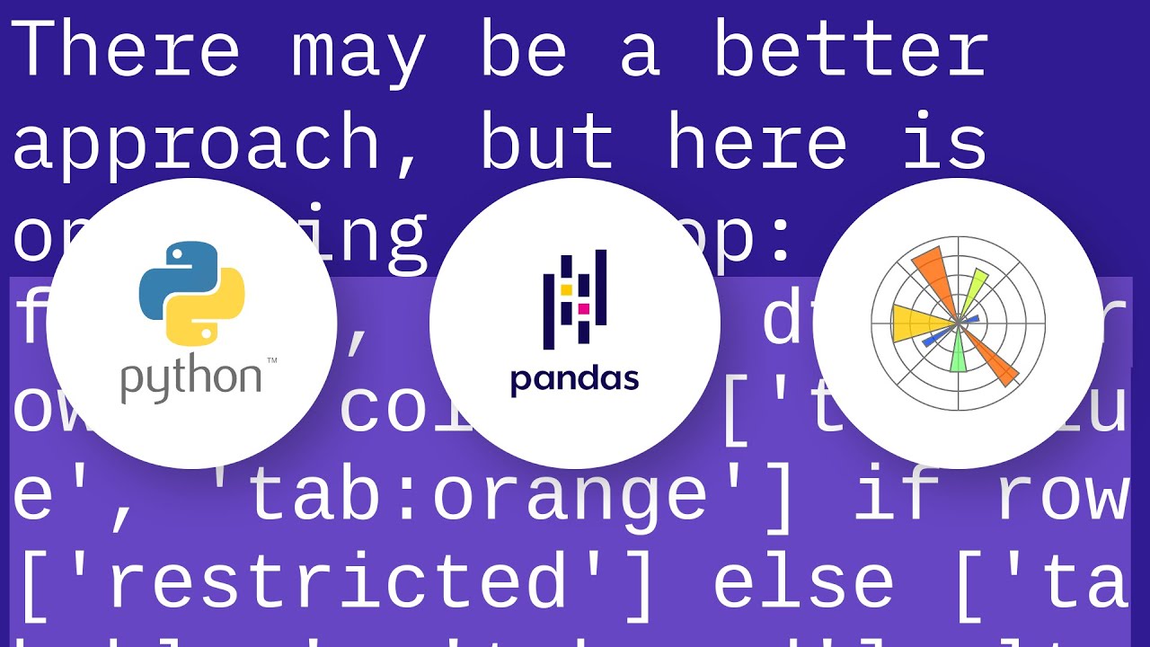 How can I change the column colors of a stacked pyplot chart to indicate whether another column is t