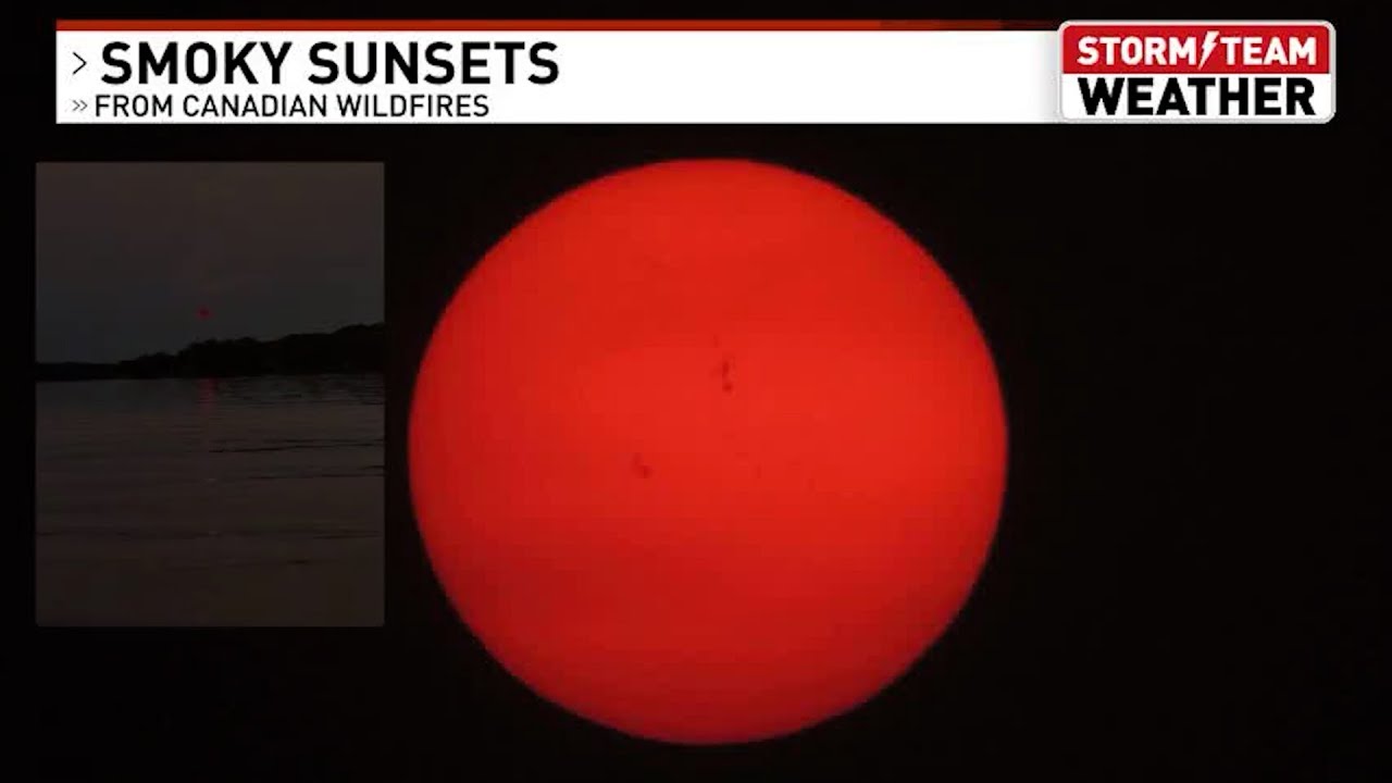 Breaking down the science of the red sunsets from wildfire smoke