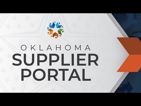 Introducing the new Oklahoma Supplier Portal