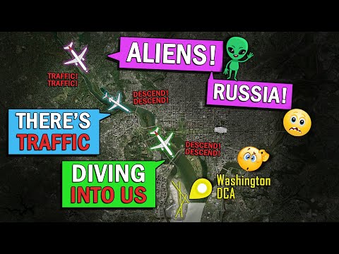 Numerous COLLISION WARNINGS Near Washington DCA Airport!