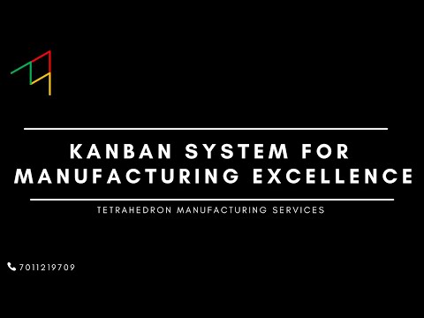 Kanban System | What is Kanban System | Kanban system in manufacturing