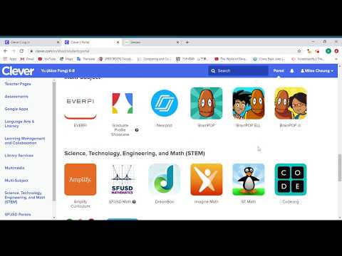 Sign in to Clever via Computer
