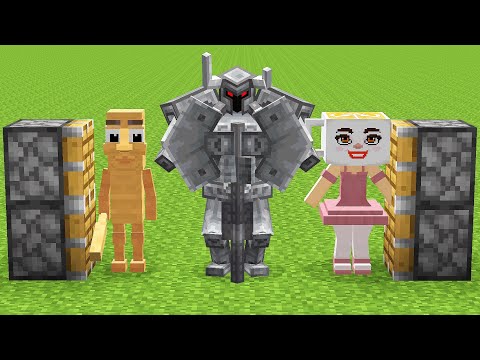 All Italian Brainrot Animal Mobs and Ferrous Wroughtnaut combined in Minecraft