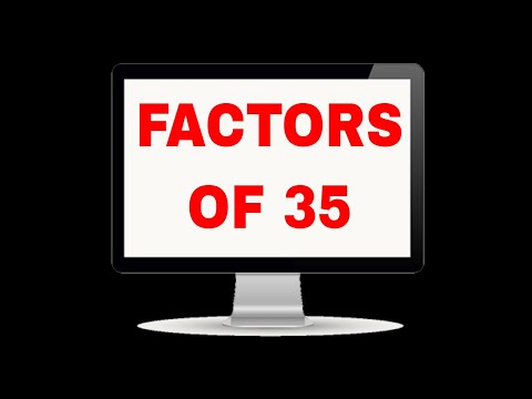Factors of 35