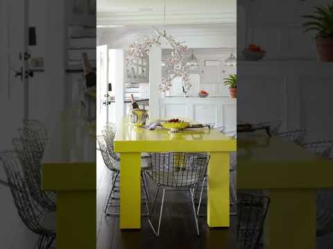 One of A Kind Grey & Yellow Dining Rooms #shorts | And Then There Was Style