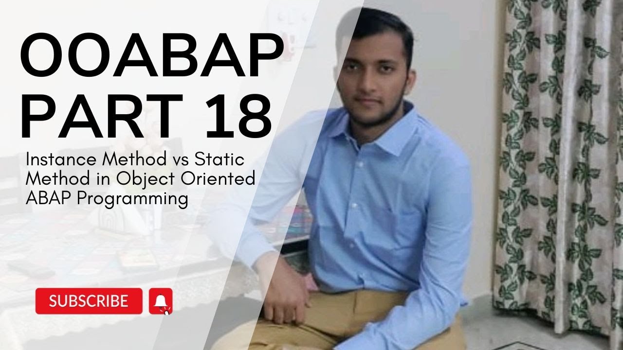 2.18 Instance Method vs Static Method in OOABAP