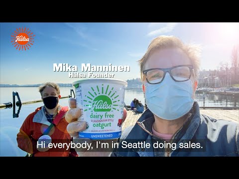 Hälsa Foods Founder and CEO Mika Manninen in Seattle, Washington