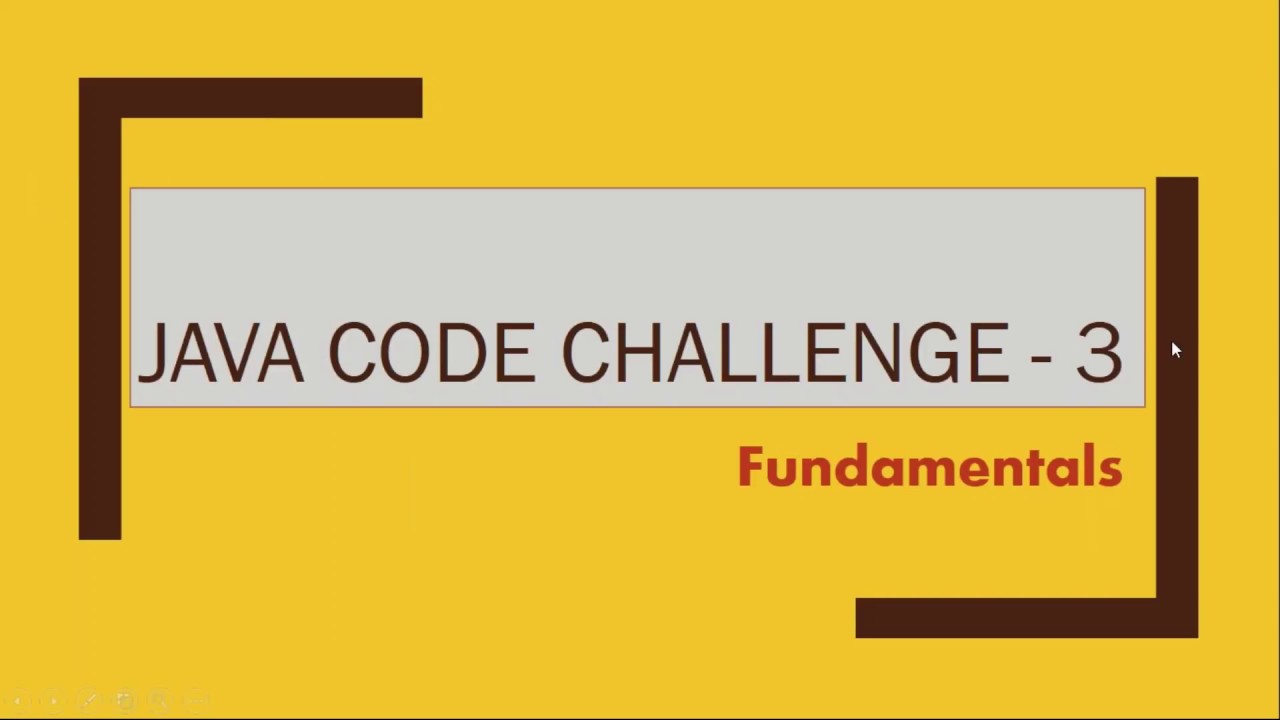 Java Code Challenge 3