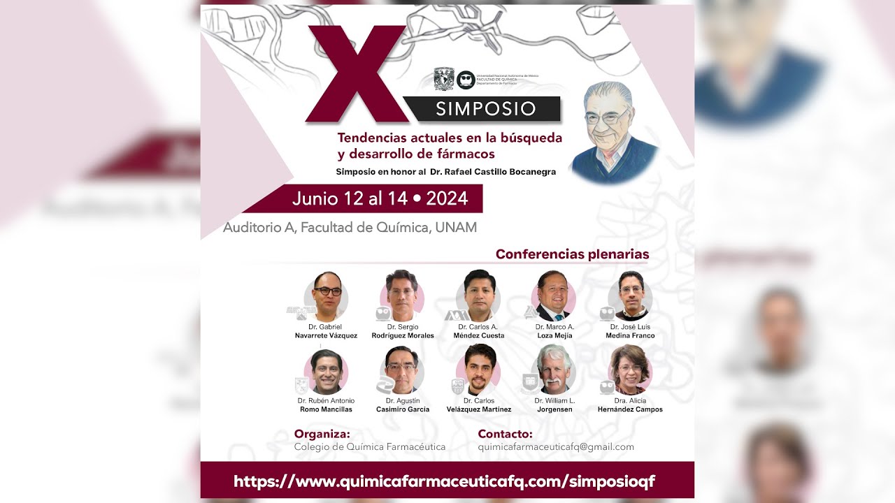 X Simposio Tendencias actuales en la búsqueda y desarrollo de fármacos - Día 01