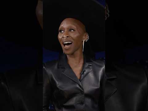 #CynthiaErivo showcases her incredible vocals by performing the iconic riff from #Wicked!