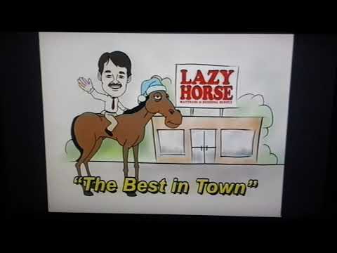 Lazy Horse mattress and bedding tv ad Tim and Eric