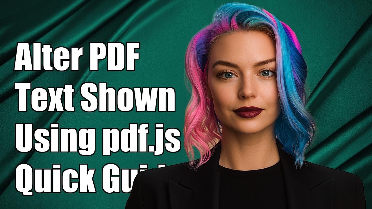 How to alter the text shown by pdf.js?