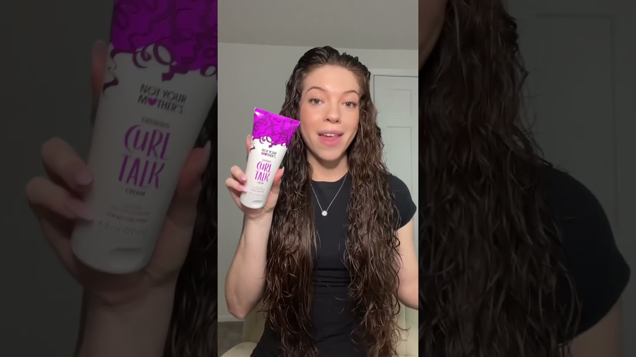 No part curly hair routine on 2C curls #curlyhair #hairtutorial #hair