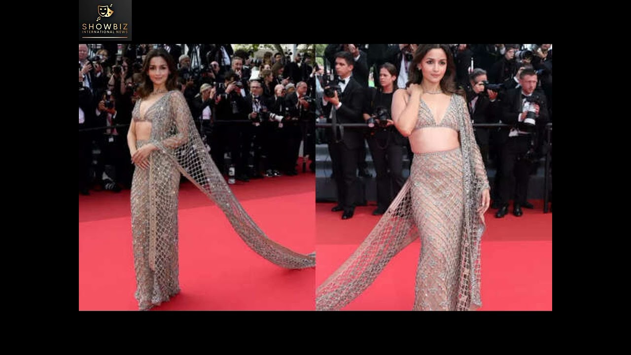 Alia Bhatt closes Cannes 2025 with a historic fashion moment in Gucci's first ever saree