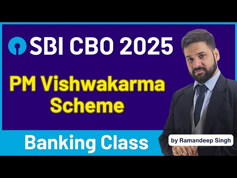 PM Vishwakarma Yojana Explained | Govt Scheme for SBI CBO 2025 | Ramandeep Singh