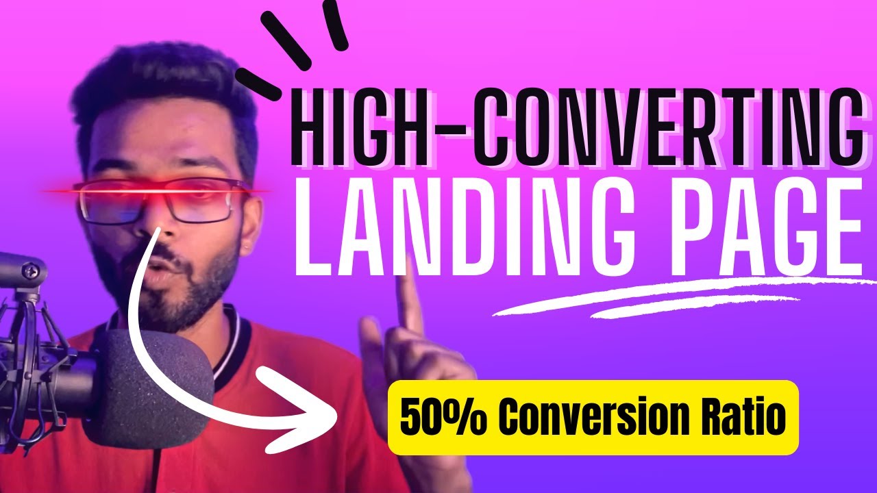 🚀Create the Ultimate LANDING PAGE that converts 50%