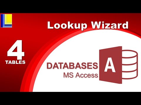 MS Access - Tables Part 4: Lookup Wizard