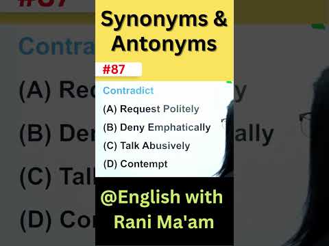 Synonyms & Antonyms