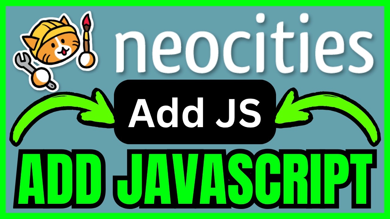 How To ADD JAVASCRIPT To Neocities (QUICK & EASY) 2026
