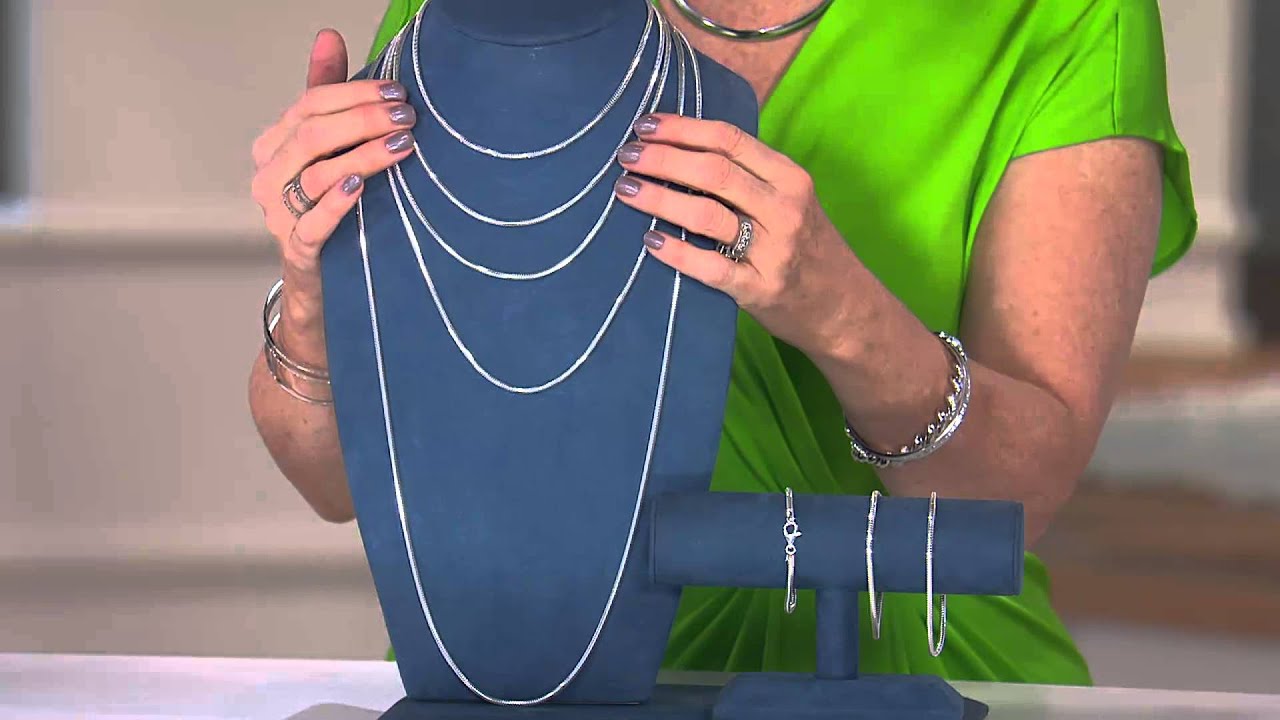 UltraFine Silver Polished Snake Chain Bracelet, 5.0g with Jane Treacy