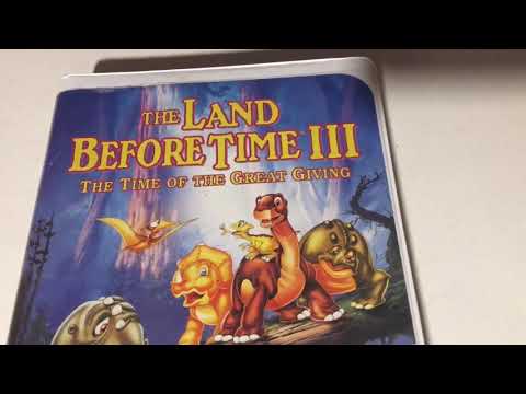 The Land Before Time III * The Time of the Great Giving * VHS Movie Collection