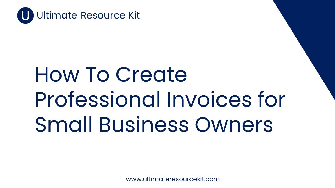 How to Create a Professional Invoice for Small Business - Template Included