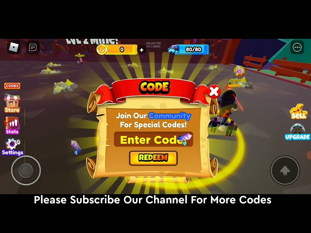 Roblox Epic Miner Simulator code for January 2023: Free Power