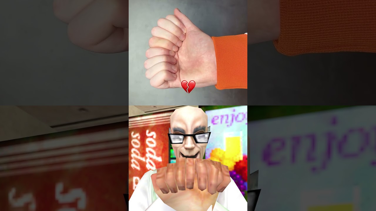 Fellow Scientist vs Optical Illusion Hand Challenge / Half-Life #gmod #sfm