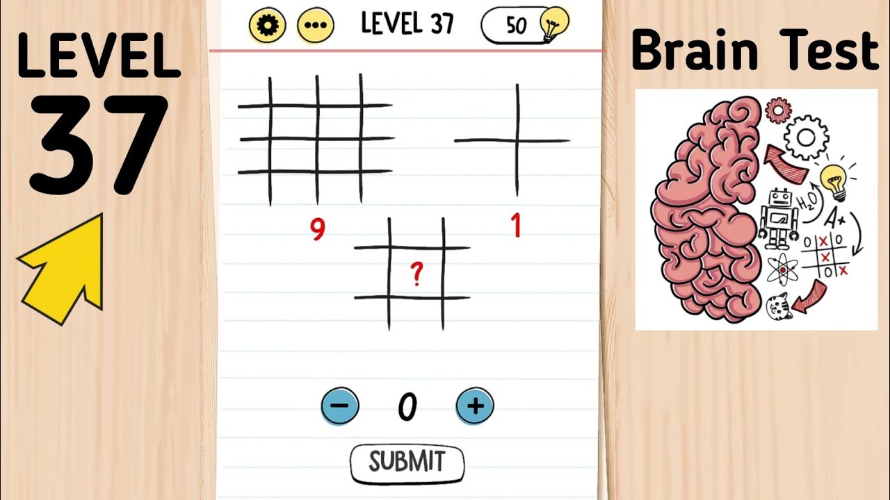Brain Test Level 37 9 ? 1