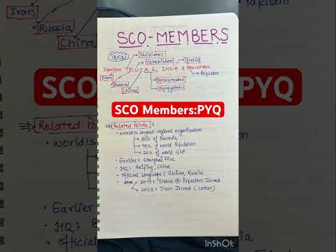 Trick to remember SCO Members |#ssc #ssccgl #sscchsl #sscmts #ssccpo #ssccpo #bankpo #spsir
