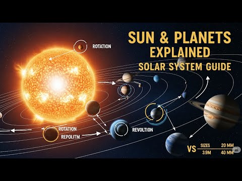 Complete Explainer: Sun & Planets - Rotation, Revolution, Density, Distance from Earth & More!