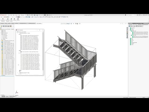Automatisierter Export von Werkstattzeichnungen, DXF und DSTV NC / NC1 in SOLIDWORKS mit SolidSteel