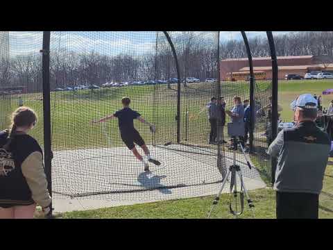 Soph. Elijah O'Donahue Tosses Monster Discus PR! 116' (24' Improvement) #trackandfield #discus